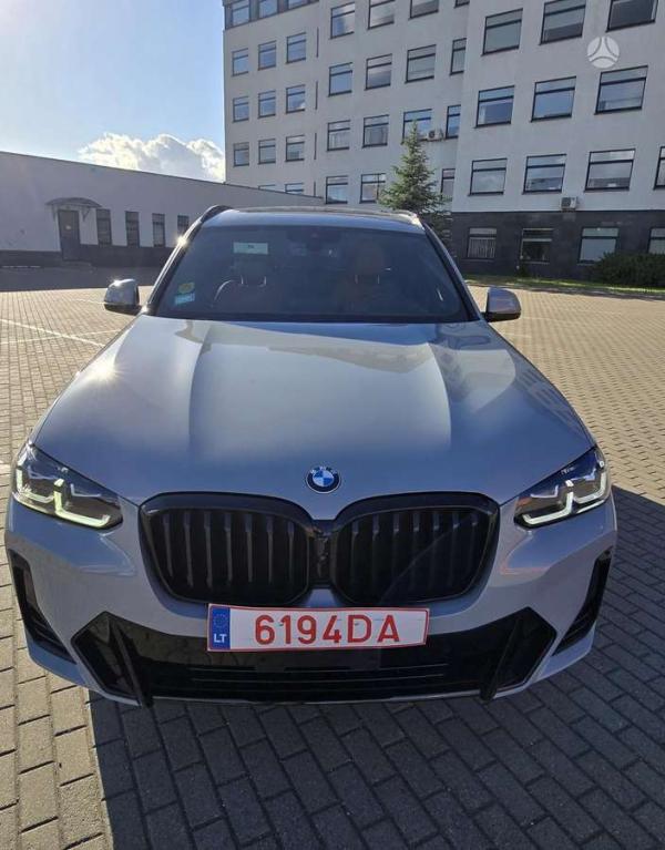 Pelēks BMW X3 2023 Viļņa, ar dzinēja tilpumu 2.00 L un nobraukumu 43 tūkst. km par 41600 €, foto 2 vietnē AUTOMOTO.COM.LV