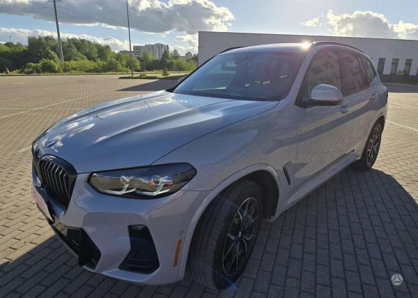Pelēks BMW X3 2023 Viļņa, ar dzinēja tilpumu 2.00 L un nobraukumu 43 tūkst. km par 41600 €, foto 3 vietnē AUTOMOTO.COM.LV