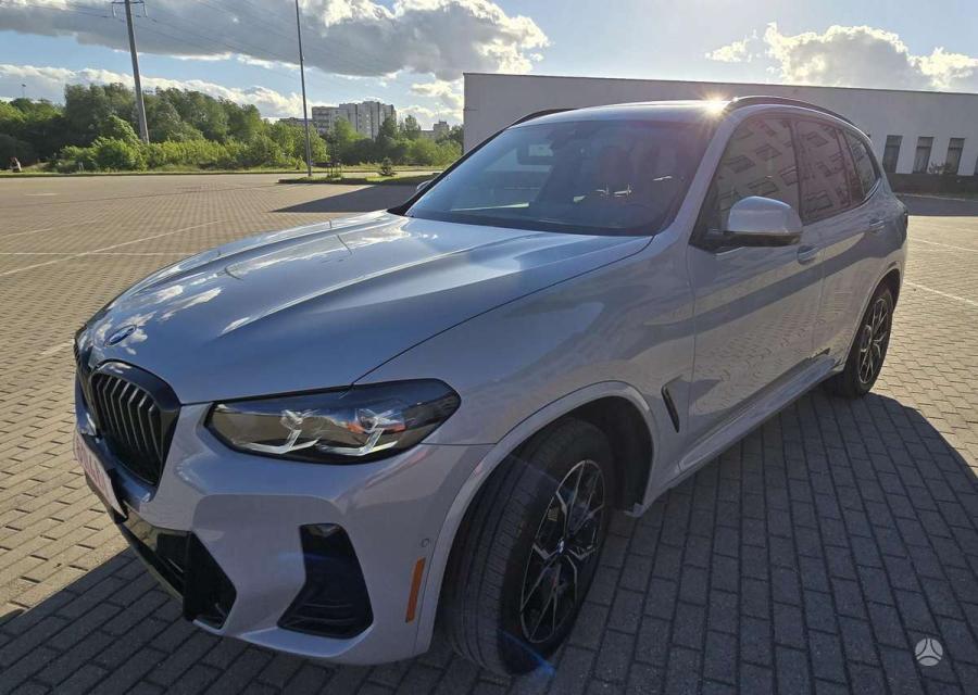 Pelēks BMW X3 2023 Viļņa, ar dzinēja tilpumu 2.00 L un nobraukumu 43 tūkst. km par 41600 €, foto 4 vietnē AUTOMOTO.COM.LV