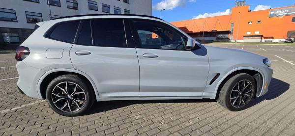 Pelēks BMW X3 2023 Viļņa, ar dzinēja tilpumu 2.00 L un nobraukumu 43 tūkst. km par 41600 €, foto 5 vietnē AUTOMOTO.COM.LV