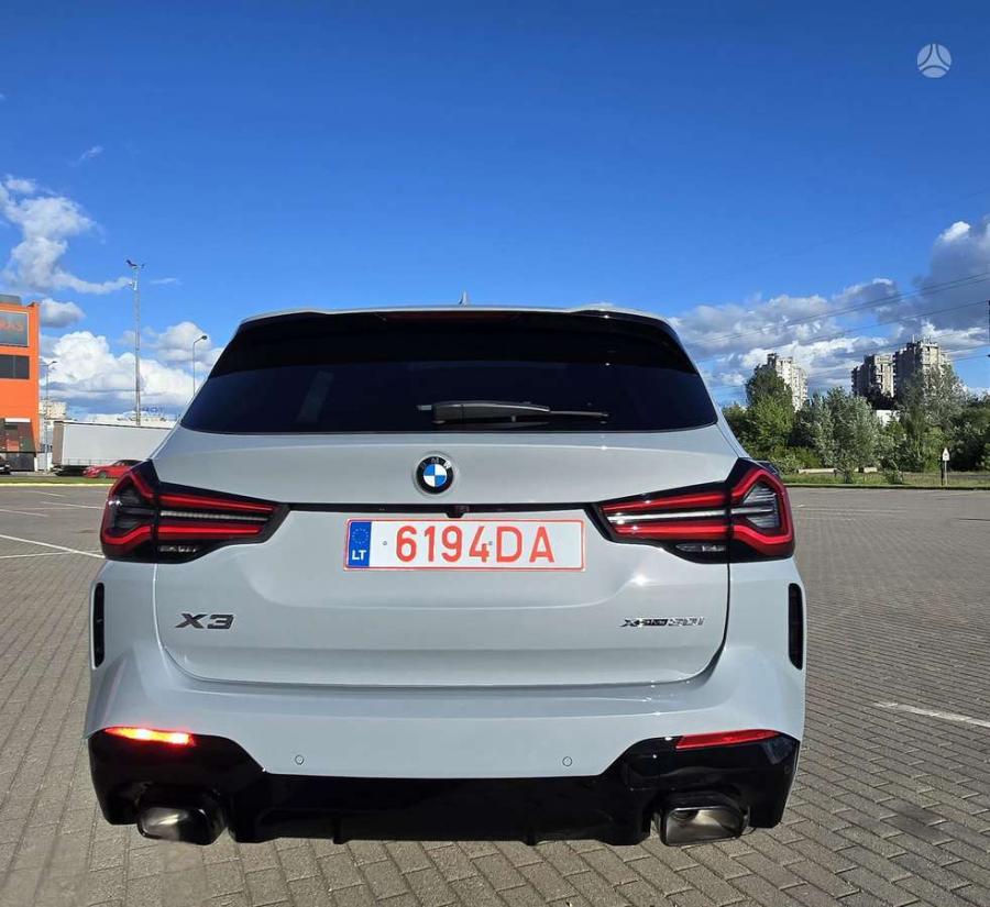Pelēks BMW X3 2023 Viļņa, ar dzinēja tilpumu 2.00 L un nobraukumu 43 tūkst. km par 41600 €, foto 10 vietnē AUTOMOTO.COM.LV