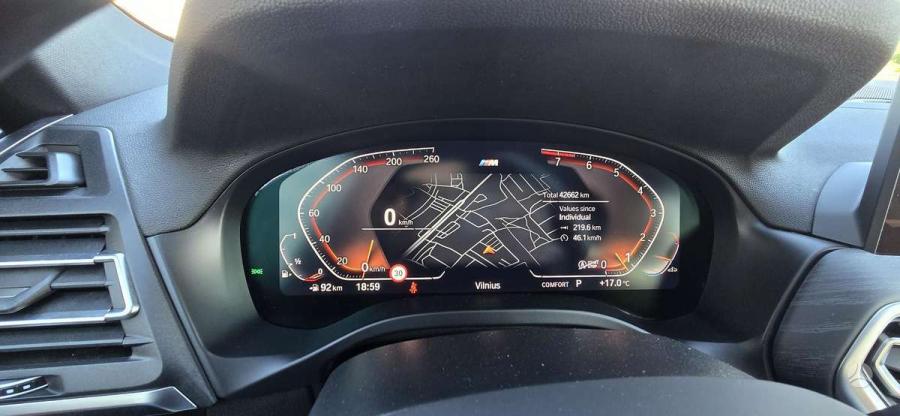 Pelēks BMW X3 2023 Viļņa, ar dzinēja tilpumu 2.00 L un nobraukumu 43 tūkst. km par 41600 €, foto 18 vietnē AUTOMOTO.COM.LV