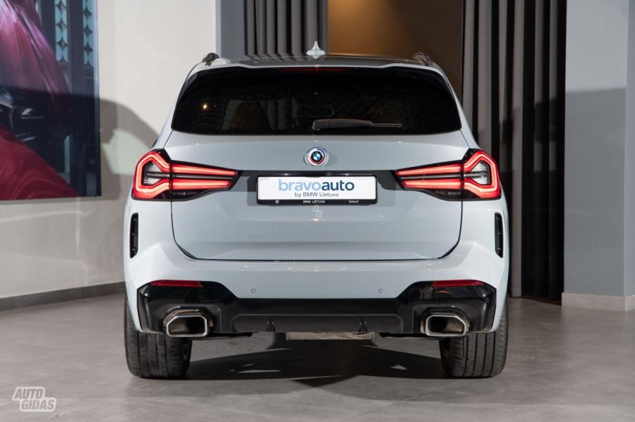 Grey BMW X3 2023 in Kaunas, with an engine capacity of 2.00 L and mileage of 117 thousand km for 41751 €, photo 7 on AUTOMOTO.COM.LV