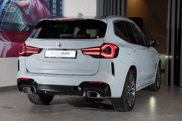 Grey BMW X3 2023 in Kaunas, with an engine capacity of 2.00 L and mileage of 117 thousand km for 41751 €, photo 8 on AUTOMOTO.COM.LV