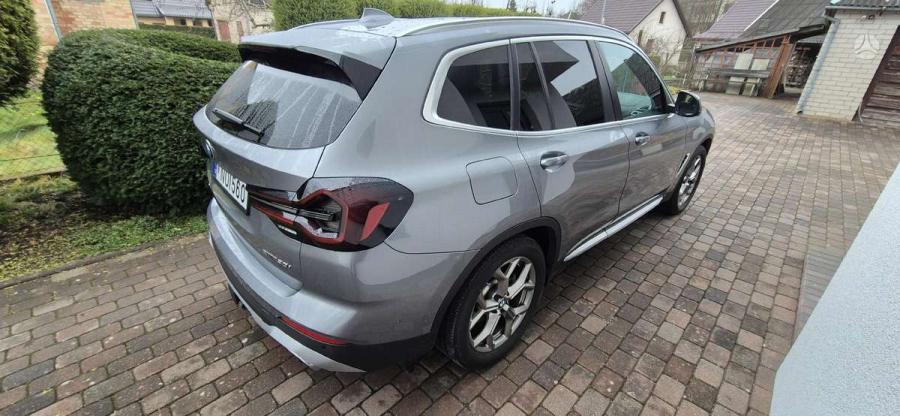 Grey BMW X3 2024 in Telschi, with an engine capacity of 2.00 L and mileage of 21 thousand km for 38000 €, photo 7 on AUTOMOTO.COM.LV