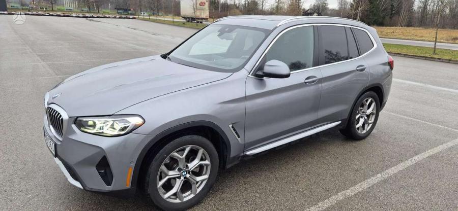 Grey BMW X3 2024 in Telschi, with an engine capacity of 2.00 L and mileage of 21 thousand km for 38000 €, photo 27 on AUTOMOTO.COM.LV