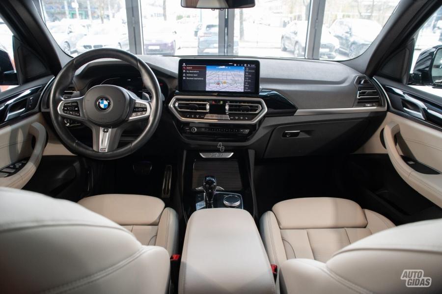 Grey BMW X3 2024 in Kaunas, with an engine capacity of 2.00 L and mileage of 13 thousand km for 47471 €, photo 12 on AUTOMOTO.COM.LV