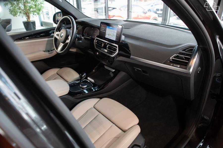 Grey BMW X3 2024 in Kaunas, with an engine capacity of 2.00 L and mileage of 13 thousand km for 47471 €, photo 19 on AUTOMOTO.COM.LV