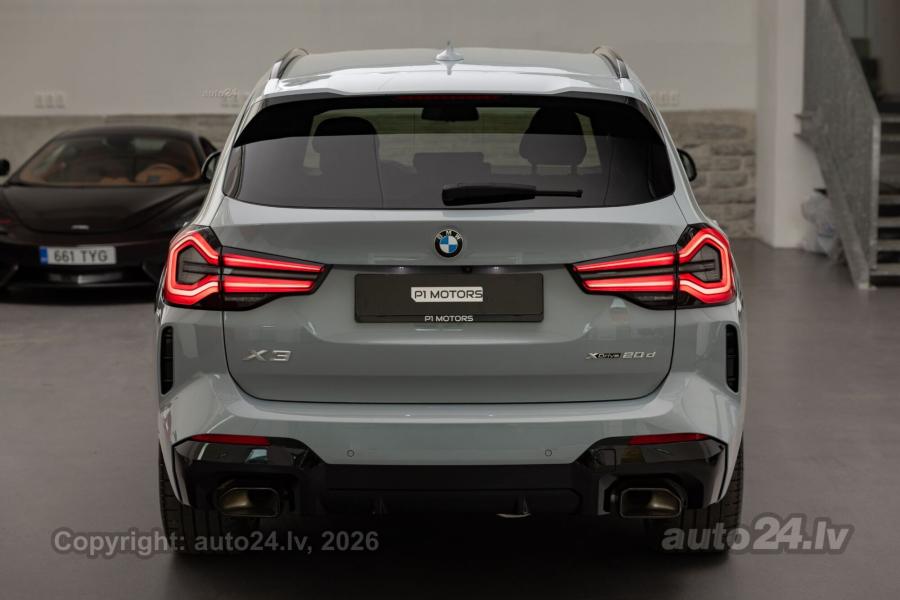 Grey BMW X3 2024 in Tallinn, with an engine capacity of 2.00 L and mileage of 36 thousand km for 44900 €, photo 4 on AUTOMOTO.COM.LV