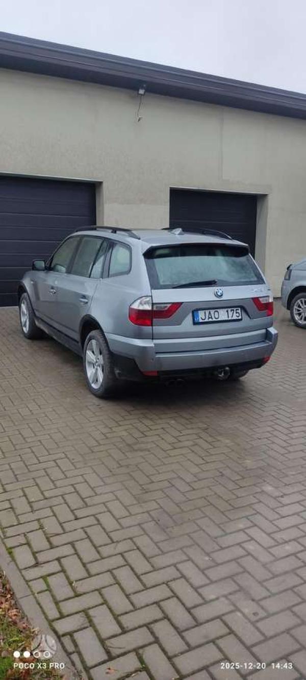 Grey BMW X3 2006 in Kaunas, with an engine capacity of 3.00 L and mileage of 280 thousand km for 3500 €, photo 7 on AUTOMOTO.COM.LV