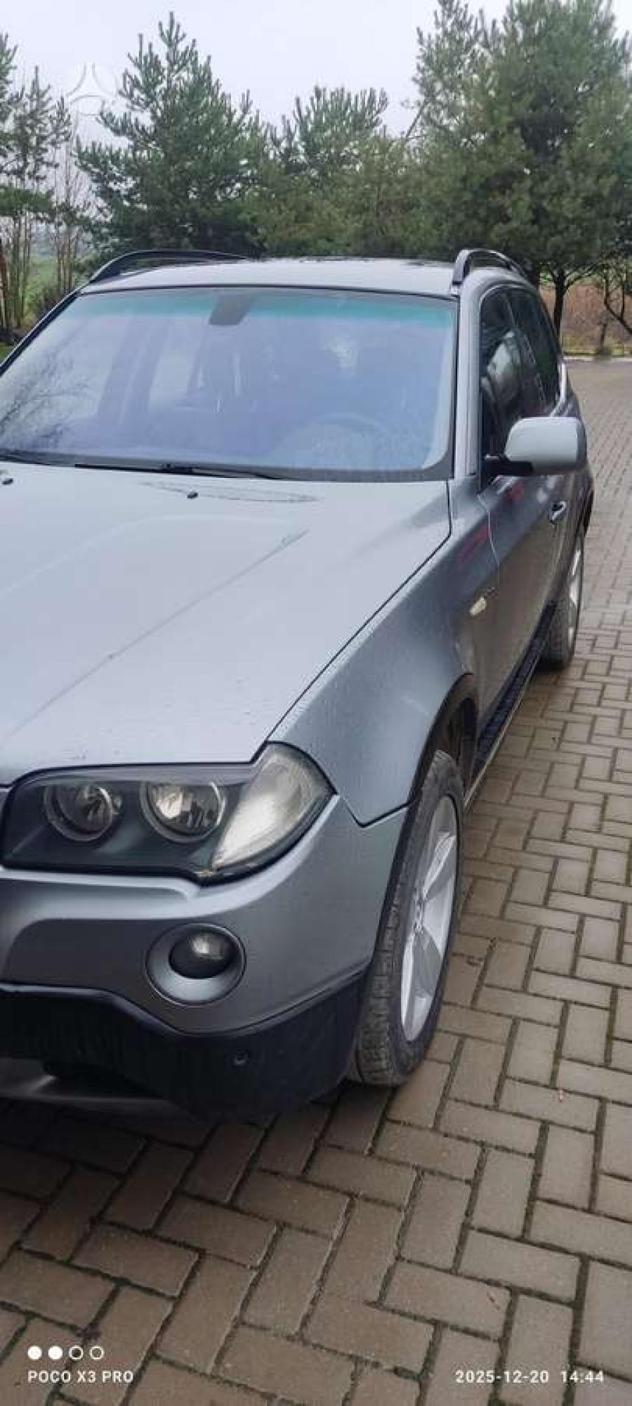 Grey BMW X3 2006 in Kaunas, with an engine capacity of 3.00 L and mileage of 280 thousand km for 3500 €, photo 5 on AUTOMOTO.COM.LV