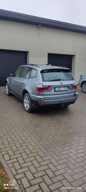 Grey BMW X3 2006 in Kaunas, with an engine capacity of 3.00 L and mileage of 280 thousand km for 3500 €, photo 7 on AUTOMOTO.COM.LV