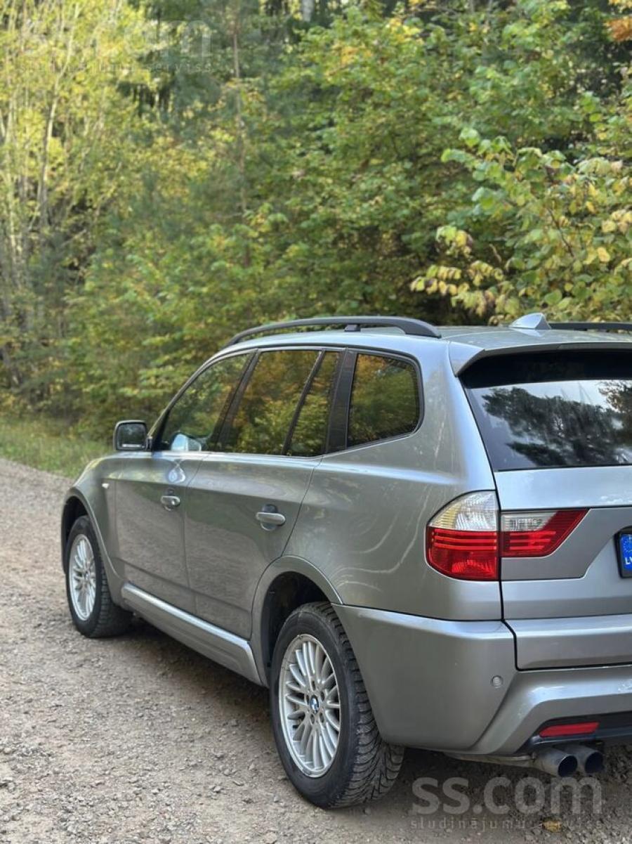 Pelēks BMW X3 2007 Aizkraukle, ar dzinēja tilpumu 3.00 L un nobraukumu 388 tūkst. km par 4495 €, foto 5 vietnē AUTOMOTO.COM.LV