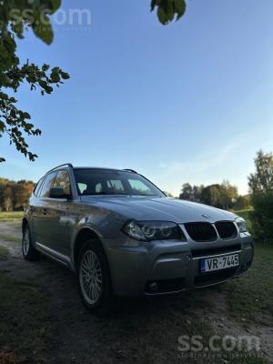 Pelēks BMW X3 2007 Aizkraukle, ar dzinēja tilpumu 3.00 L un nobraukumu 388 tūkst. km par 4495 €, foto 9 vietnē AUTOMOTO.COM.LV