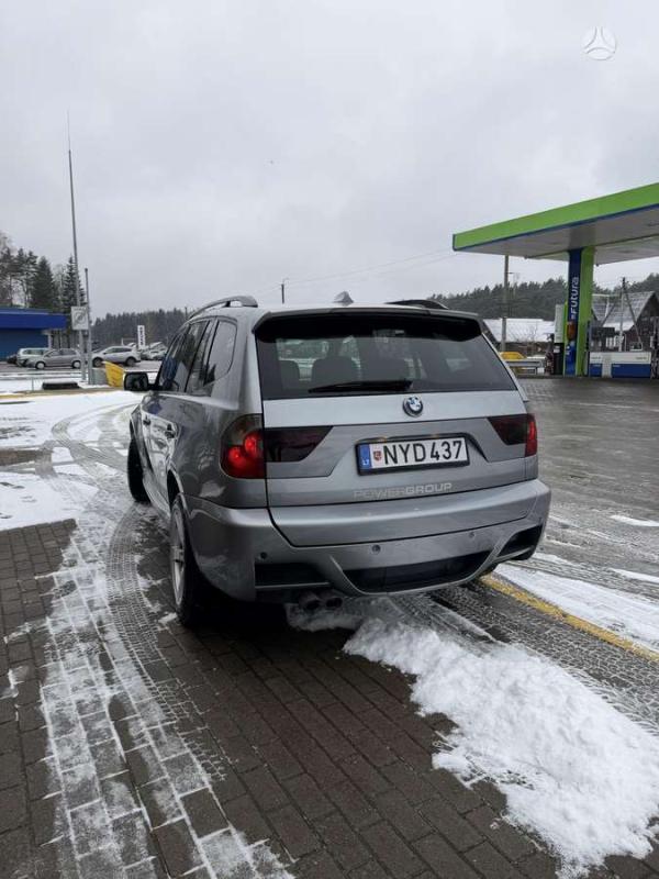 Grey BMW X3 2004 in Vilnius, with an engine capacity of 3.00 L and mileage of 352 thousand km for 3300 €, photo 5 on AUTOMOTO.COM.LV