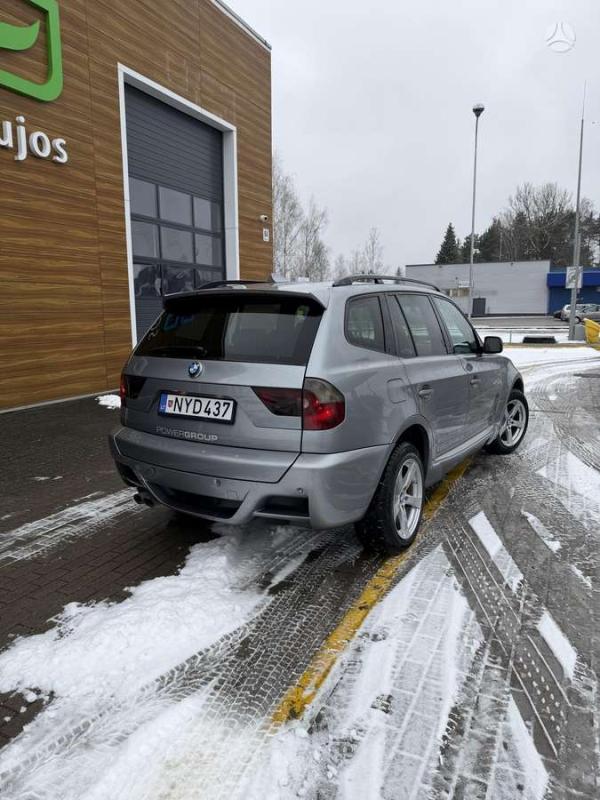 Grey BMW X3 2004 in Vilnius, with an engine capacity of 3.00 L and mileage of 352 thousand km for 3300 €, photo 6 on AUTOMOTO.COM.LV
