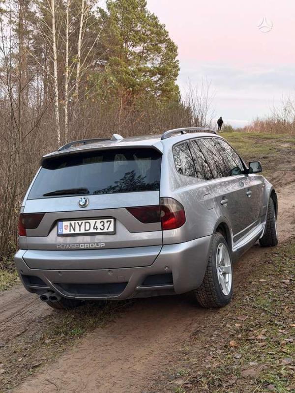 Grey BMW X3 2004 in Vilnius, with an engine capacity of 3.00 L and mileage of 352 thousand km for 3300 €, photo 8 on AUTOMOTO.COM.LV