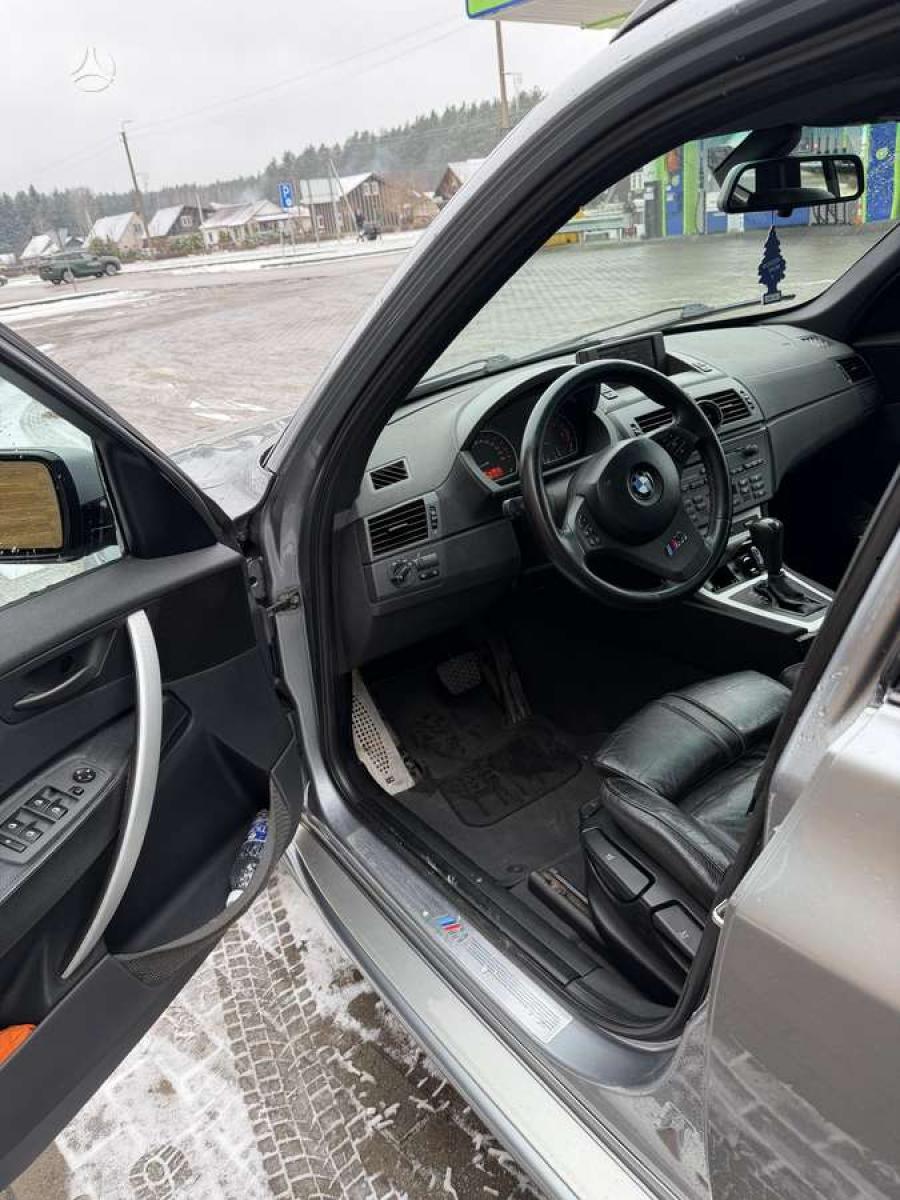 Pelēks BMW X3 2004 Viļņa, ar dzinēja tilpumu 3.00 L un nobraukumu 352 tūkst. km par 3300 €, foto 12 vietnē AUTOMOTO.COM.LV