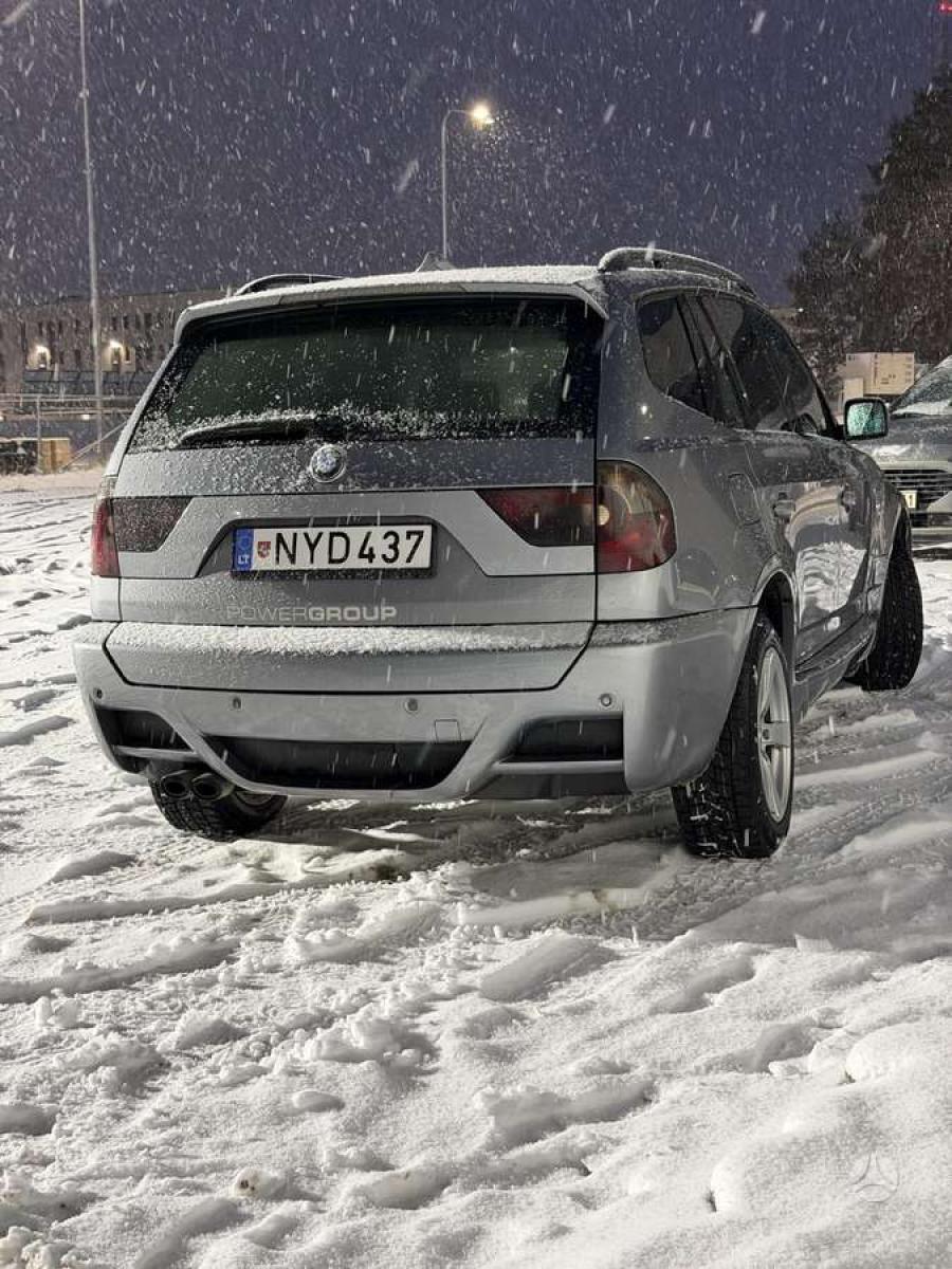 Pelēks BMW X3 2004 Viļņa, ar dzinēja tilpumu 3.00 L un nobraukumu 352 tūkst. km par 3300 €, foto 15 vietnē AUTOMOTO.COM.LV