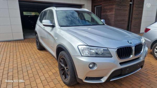 Pelēks BMW X3 2012 Panevēža, ar dzinēja tilpumu 2.00 L un nobraukumu 165 tūkst. km par 8999 €, foto 3 vietnē AUTOMOTO.COM.LV