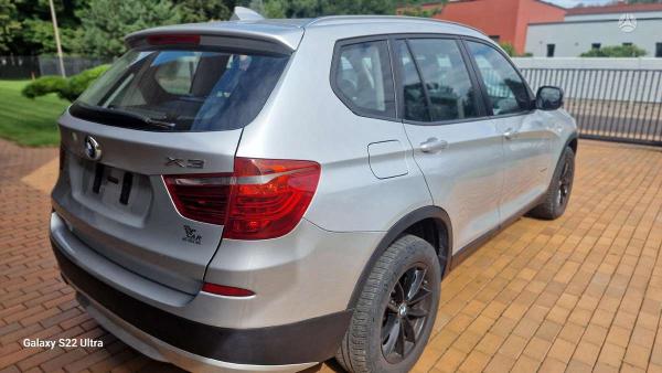 Pelēks BMW X3 2012 Panevēža, ar dzinēja tilpumu 2.00 L un nobraukumu 165 tūkst. km par 8999 €, foto 6 vietnē AUTOMOTO.COM.LV