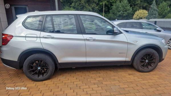 Pelēks BMW X3 2012 Panevēža, ar dzinēja tilpumu 2.00 L un nobraukumu 165 tūkst. km par 8999 €, foto 9 vietnē AUTOMOTO.COM.LV
