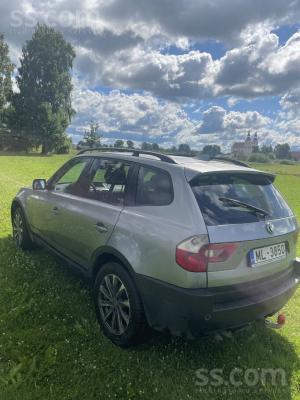 Pelēks BMW X3 2005 Bauska, ar dzinēja tilpumu 3.00 L un nobraukumu 355 tūkst. km par 3800 €, foto  vietnē AUTOMOTO.COM.LV