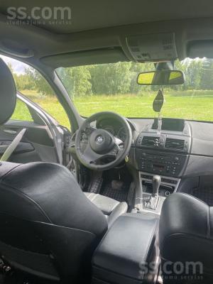 Pelēks BMW X3 2005 Bauska, ar dzinēja tilpumu 3.00 L un nobraukumu 355 tūkst. km par 3800 €, foto 5 vietnē AUTOMOTO.COM.LV