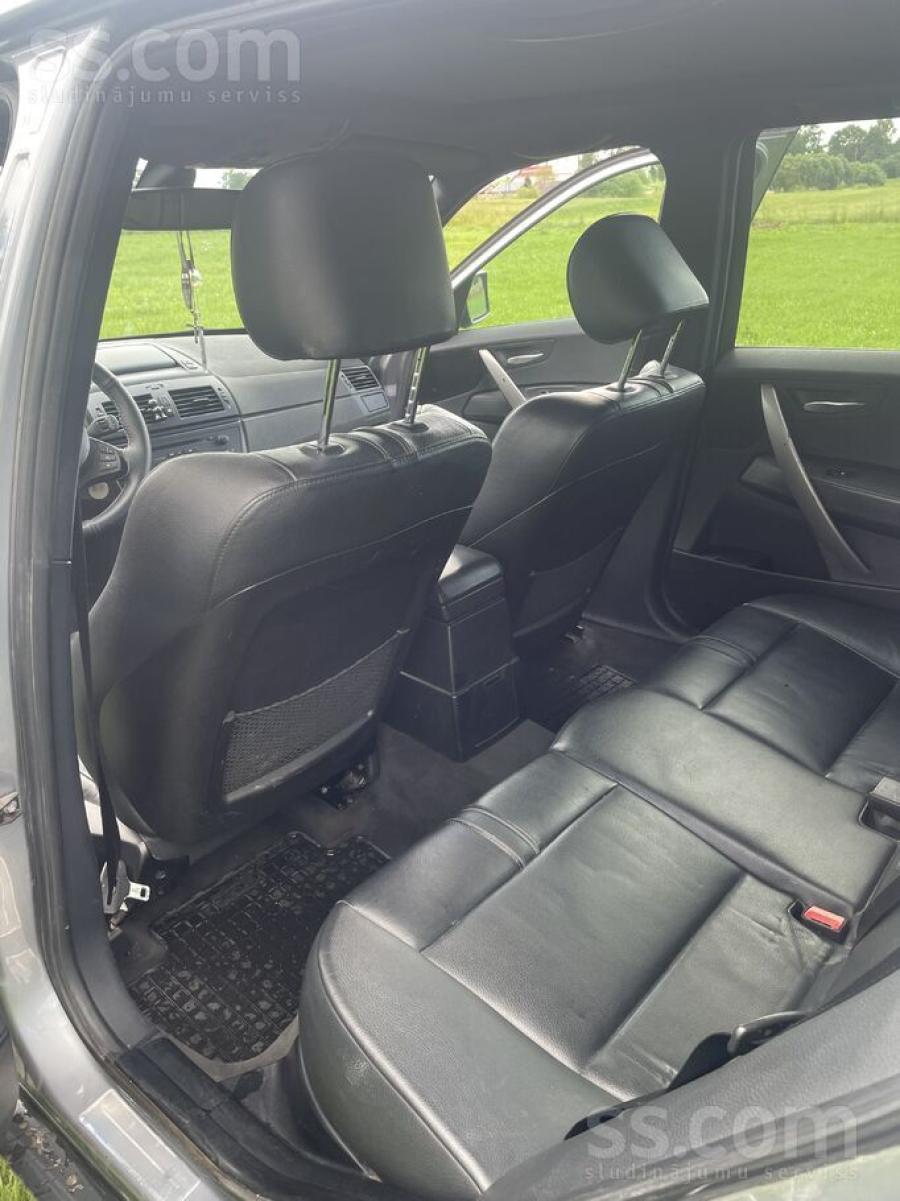 Pelēks BMW X3 2005 Bauska, ar dzinēja tilpumu 3.00 L un nobraukumu 355 tūkst. km par 3800 €, foto 8 vietnē AUTOMOTO.COM.LV