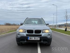 Pelēks BMW X3 2007 Liepāja, ar dzinēja tilpumu 2.00 L un nobraukumu 295 tūkst. km par 4000 €, foto  vietnē AUTOMOTO.COM.LV