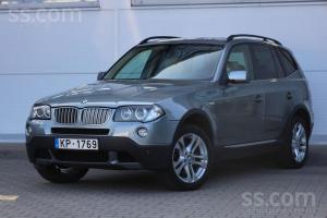 Grey BMW X3 2007 in Riga, with an engine capacity of 3.00 L and mileage of 0 thousand km for 4495 €, photo 1 on AUTOMOTO.COM.LV