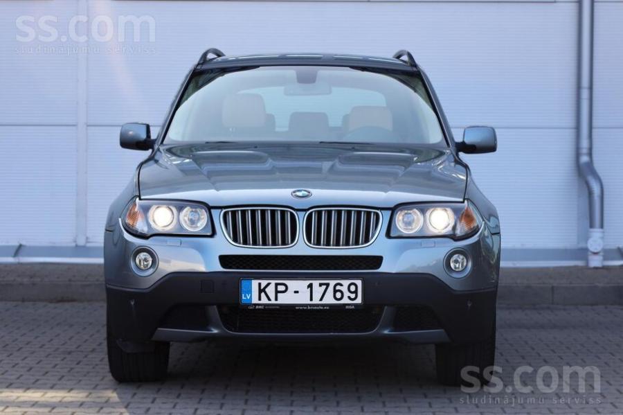 Grey BMW X3 2007 in Riga, with an engine capacity of 3.00 L and mileage of 0 thousand km for 4495 €, photo 4 on AUTOMOTO.COM.LV
