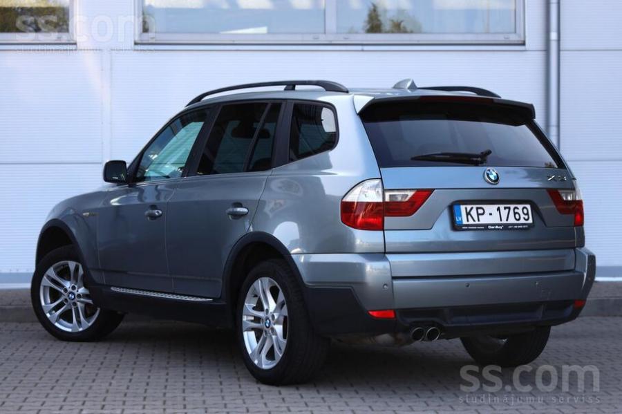 Grey BMW X3 2007 in Riga, with an engine capacity of 3.00 L and mileage of 0 thousand km for 4495 €, photo 5 on AUTOMOTO.COM.LV
