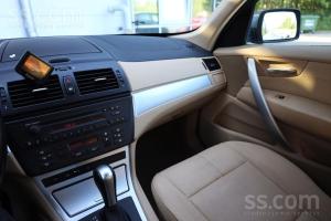 Grey BMW X3 2007 in Riga, with an engine capacity of 3.00 L and mileage of 0 thousand km for 4495 €, photo 10 on AUTOMOTO.COM.LV