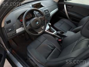Grey BMW X3 2009 in Jurmala, with an engine capacity of 2.00 L and mileage of 260 thousand km for 6150 €, photo 15 on AUTOMOTO.COM.LV