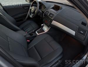 Grey BMW X3 2009 in Jurmala, with an engine capacity of 2.00 L and mileage of 260 thousand km for 6150 €, photo 23 on AUTOMOTO.COM.LV
