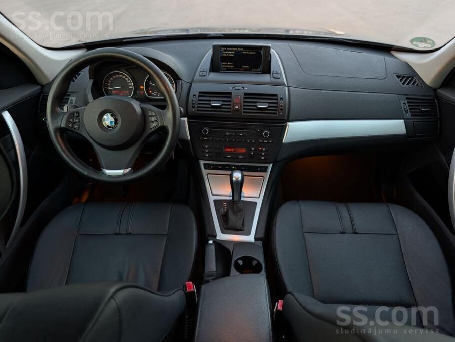 Grey BMW X3 2009 in Jurmala, with an engine capacity of 2.00 L and mileage of 260 thousand km for 6150 €, photo 24 on AUTOMOTO.COM.LV