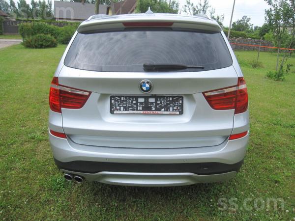 Pelēks BMW X3 2015 Rēzekne, ar dzinēja tilpumu 3.00 L un nobraukumu 250 tūkst. km par 16000 €, foto 3 vietnē AUTOMOTO.COM.LV