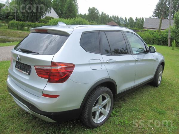 Pelēks BMW X3 2015 Rēzekne, ar dzinēja tilpumu 3.00 L un nobraukumu 250 tūkst. km par 16000 €, foto 4 vietnē AUTOMOTO.COM.LV
