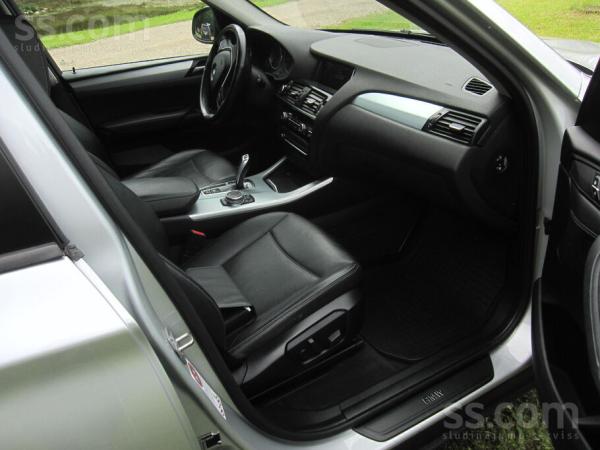 Pelēks BMW X3 2015 Rēzekne, ar dzinēja tilpumu 3.00 L un nobraukumu 250 tūkst. km par 16000 €, foto 7 vietnē AUTOMOTO.COM.LV