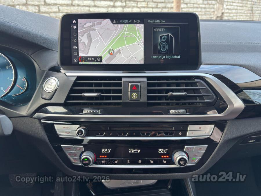 Grey BMW X3 2018 in Tallinn, with an engine capacity of 3.00 L and mileage of 239 thousand km for 26900 €, photo 17 on AUTOMOTO.COM.LV