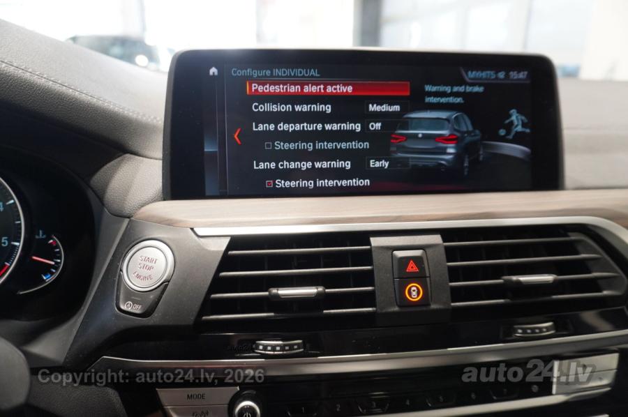 Pelēks BMW X3 2019 Tallina, ar dzinēja tilpumu 3.00 L un nobraukumu 157 tūkst. km par 29500 €, foto 19 vietnē AUTOMOTO.COM.LV