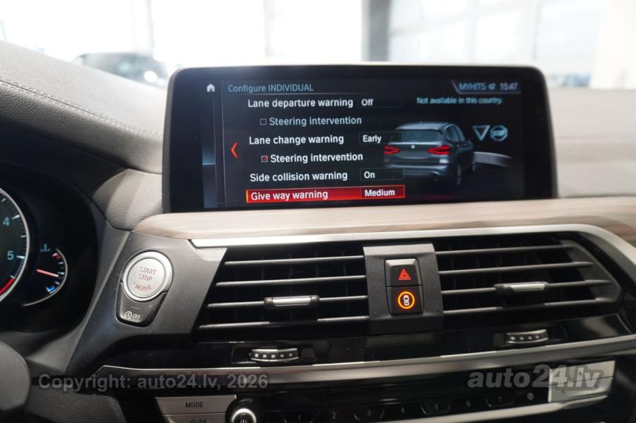 Pelēks BMW X3 2019 Tallina, ar dzinēja tilpumu 3.00 L un nobraukumu 157 tūkst. km par 29500 €, foto 20 vietnē AUTOMOTO.COM.LV