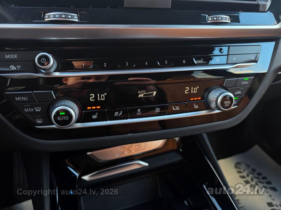 Grey BMW X3 2020 in Tallinn, with an engine capacity of 2.00 L and mileage of 108 thousand km for 28900 €, photo 18 on AUTOMOTO.COM.LV