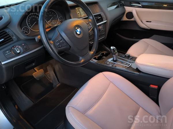 BMW X3 2013 in Valka, with an engine capacity of 2.00 L and mileage of 161 thousand km for 11900 €, photo 7 on AUTOMOTO.COM.LV