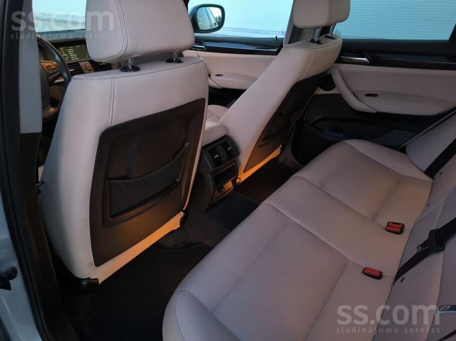 BMW X3 2013 in Valka, with an engine capacity of 2.00 L and mileage of 161 thousand km for 11900 €, photo 10 on AUTOMOTO.COM.LV