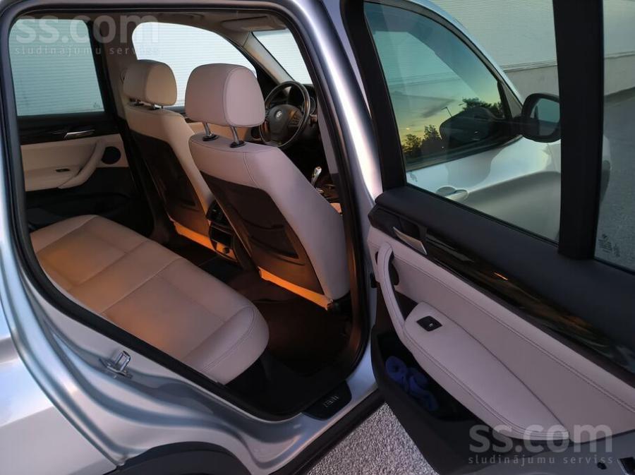 BMW X3 2013 in Valka, with an engine capacity of 2.00 L and mileage of 161 thousand km for 11900 €, photo 17 on AUTOMOTO.COM.LV