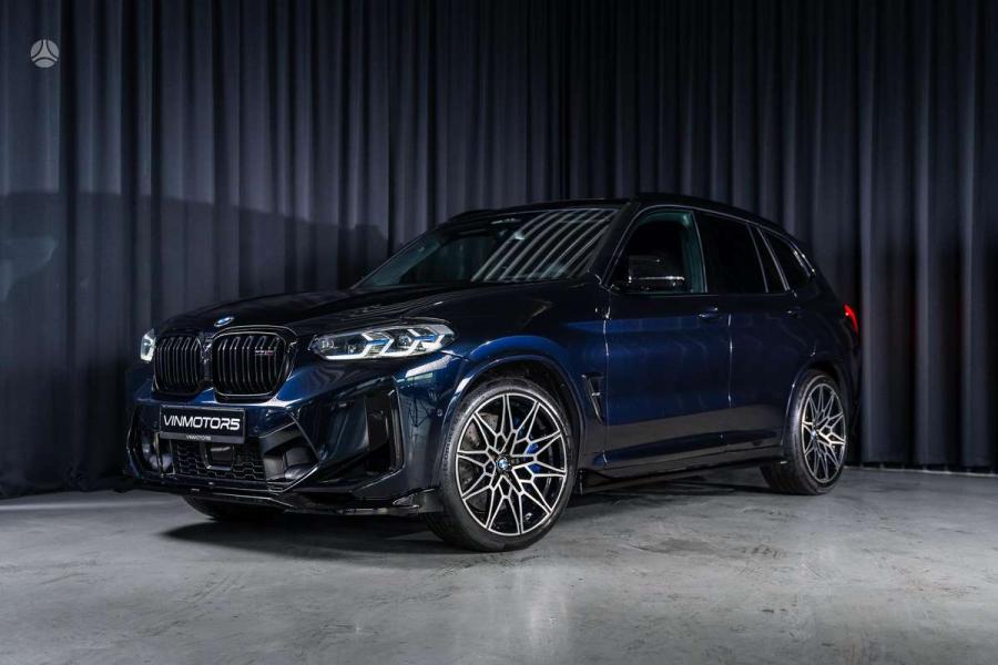 Black BMW x3-m 2022 in Vilnius, with an engine capacity of 2.99 L and mileage of 35 thousand km for 45000 €, photo 1 on AUTOMOTO.COM.LV