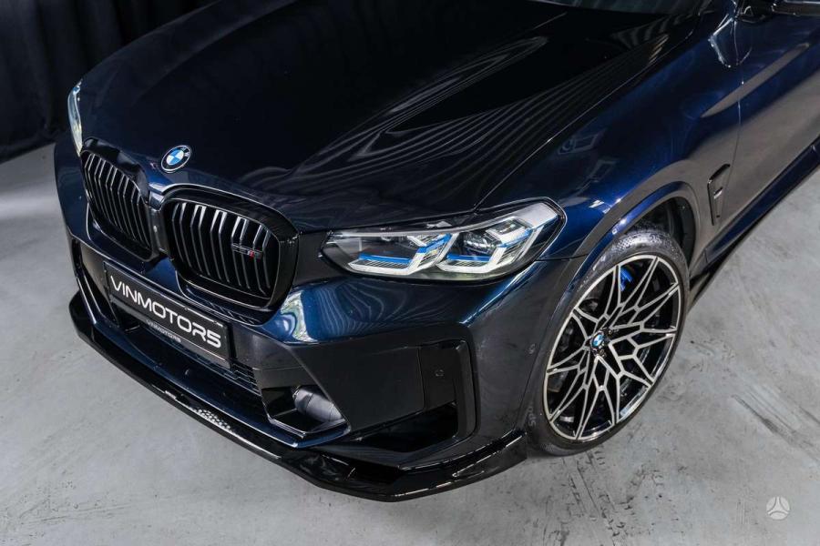 Black BMW x3-m 2022 in Vilnius, with an engine capacity of 2.99 L and mileage of 35 thousand km for 45000 €, photo 8 on AUTOMOTO.COM.LV