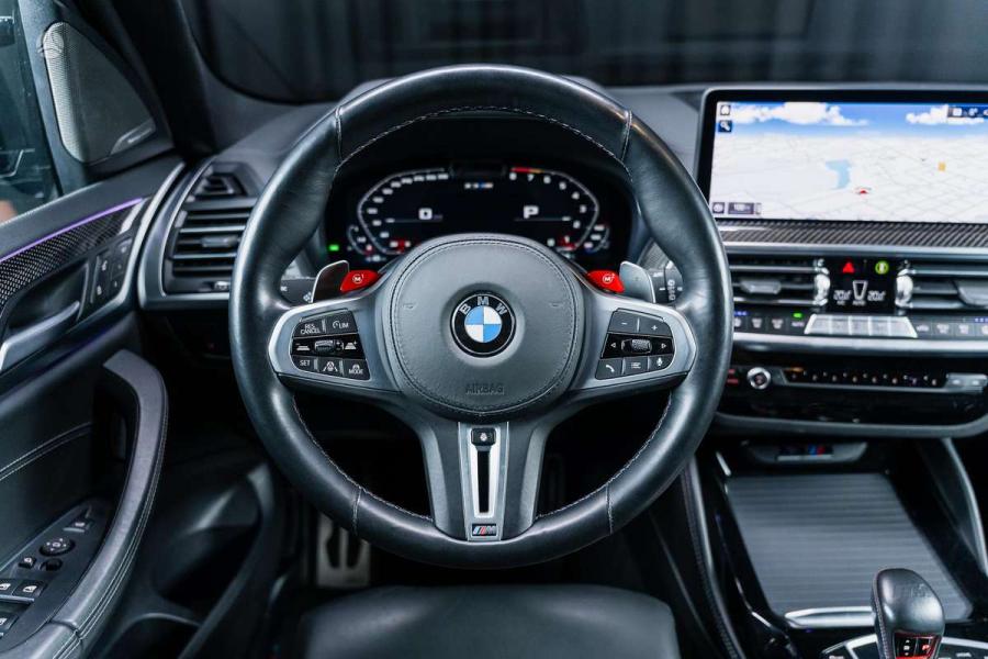 Black BMW x3-m 2022 in Vilnius, with an engine capacity of 2.99 L and mileage of 35 thousand km for 45000 €, photo 21 on AUTOMOTO.COM.LV